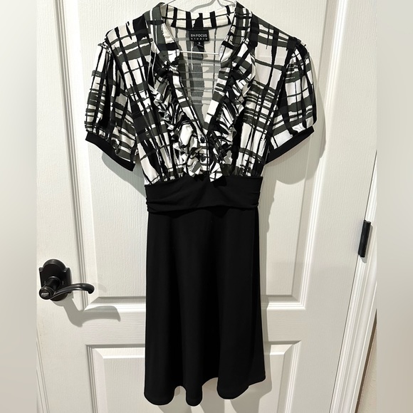 Enfocus Studio | Dresses | Enfocus Studio Black And White Zebra Print ...